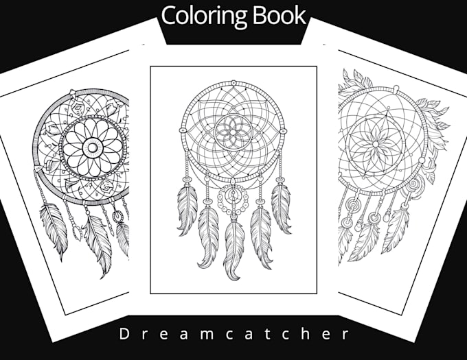 coloring pages for adults dreamcatchers