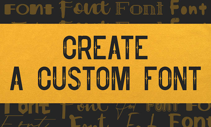 Create a special custom font for you by Jadaakbal | Fiverr