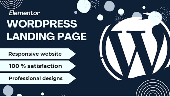 Build a responsive wordpress landing page on elementor by Wordpress_asma_ | Fiverr