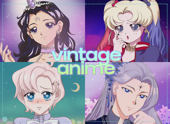 how to draw in 90s anime style