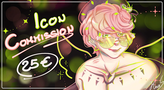 Draw cute full rendered icons or avatar for your pfp by Kanas_ria | Fiverr