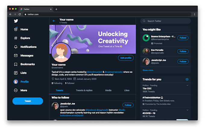 Design professional twitter branding for a stunning online presence by ...