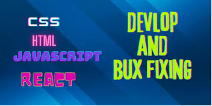 Be Your Front End Web Developer Using React Html Css And Js By Ravi12345111 Fiverr