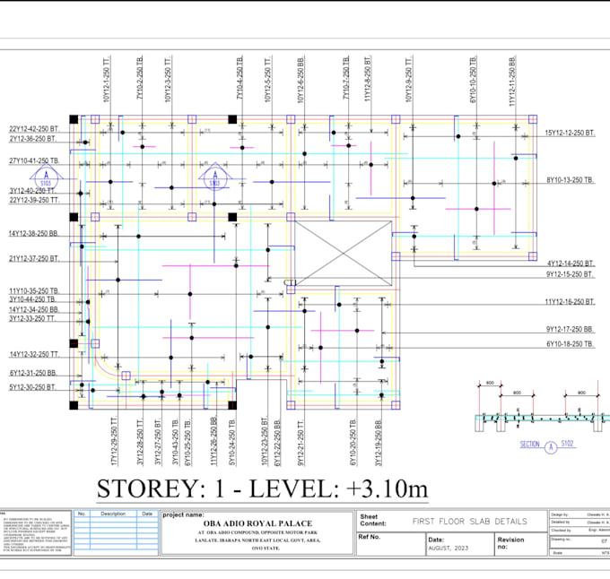 Create structural drawings in details using prota and autocad by ...