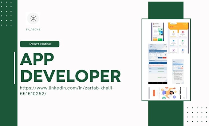 Build mobile apps with react native by Zk_hacks | Fiverr