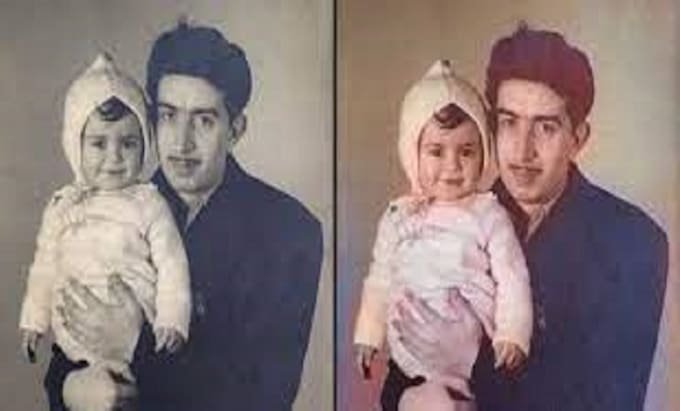 Black and white photo colorization expert by Kompetankedi | Fiverr