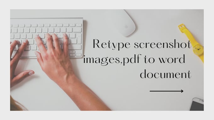 Retype screenshots,images,and pdf to word document by Rabiulwazid | Fiverr