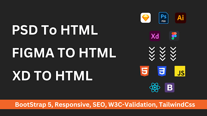 Do html css, web programming, editing, psd to html by Zaidahmed2003 | Fiverr
