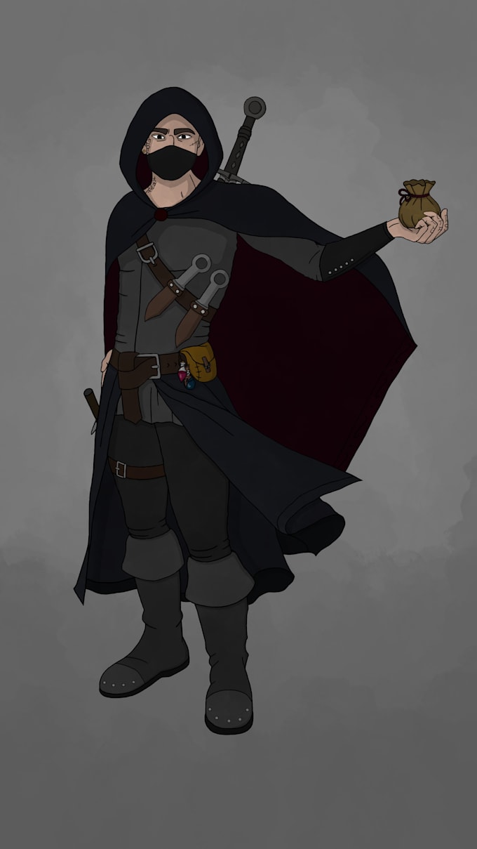 Draw original fantasy character by Lelyax | Fiverr