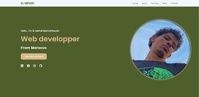 Create portfolio website, resume website, html css bootstrap by ...