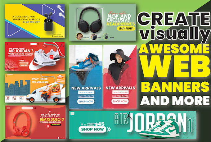 Design shopify web banner, product banner design and flyers by ...