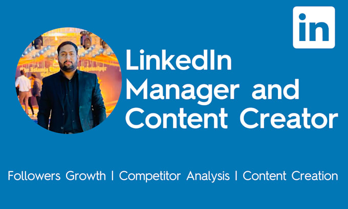Be your linkedin manager and content creator by Asadp4134 | Fiverr