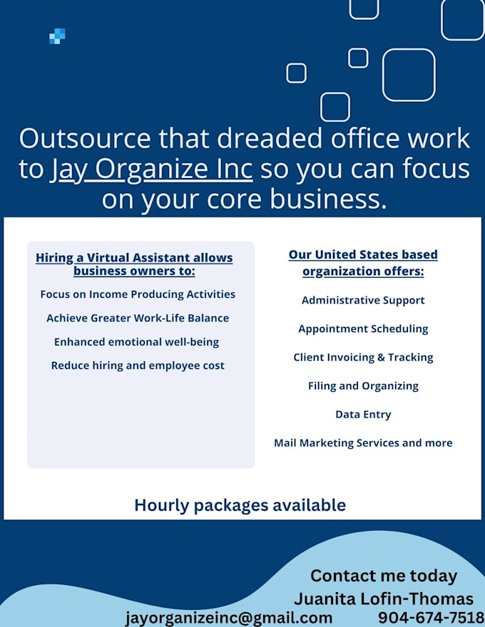 Handle all your dreaded, boring, and tedious office work by Jayorganize ...