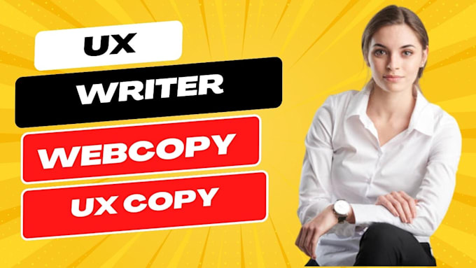 Write ux copy, website copy and ux writing by Copy_thinker1 | Fiverr