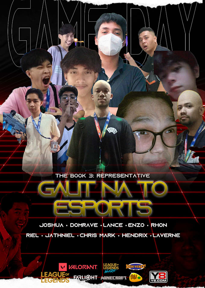 Do graphic arts poster or banner gamer style by Ronzytv | Fiverr