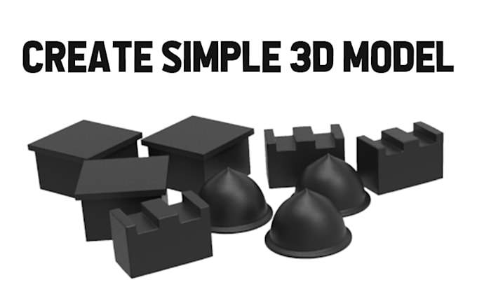 Create simple 3d sculpting for 3d print by Synfell | Fiverr