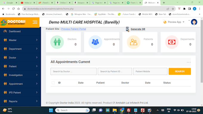 Hospital management software with opd and ipd by Amitabhlal | Fiverr