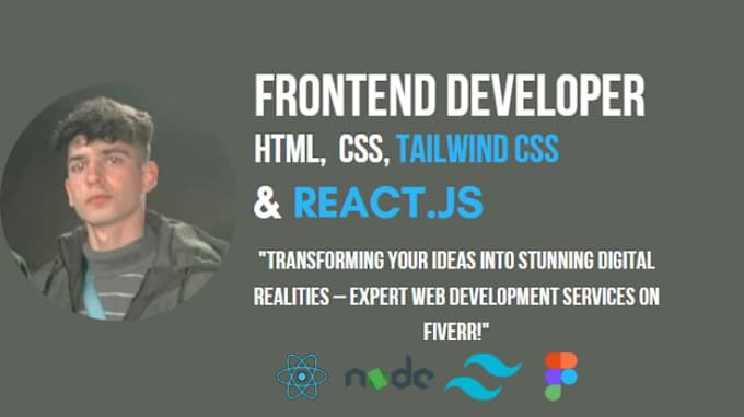 Build A Professional Website For You Using React And Tailwindcss By Abdurdevelop Fiverr