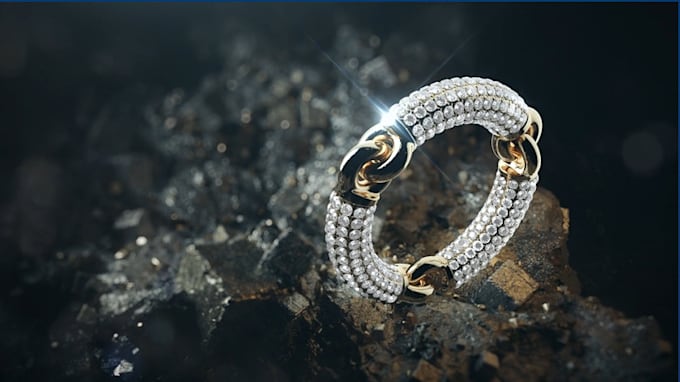 Render cgi jewelry animation, 3d jewelry animation, jewelry design, cgi ...