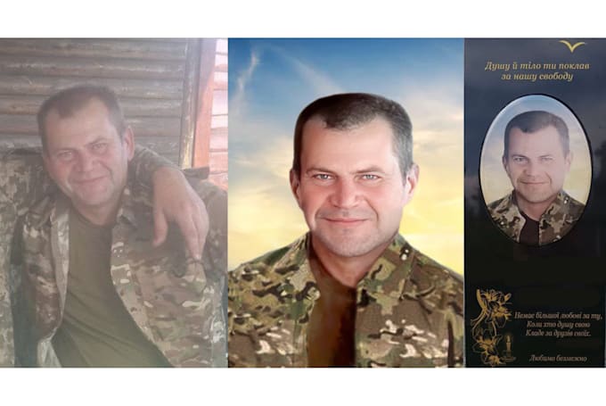 Restore and retouch a ritual photo for tombstones by Vita_esh | Fiverr