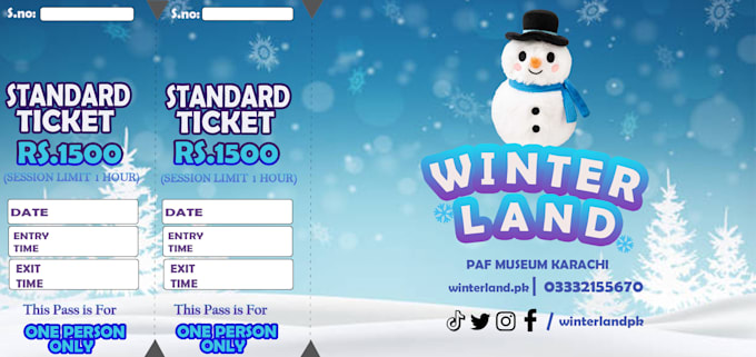 Work on flyer ticket event and music concert by Papaokay | Fiverr