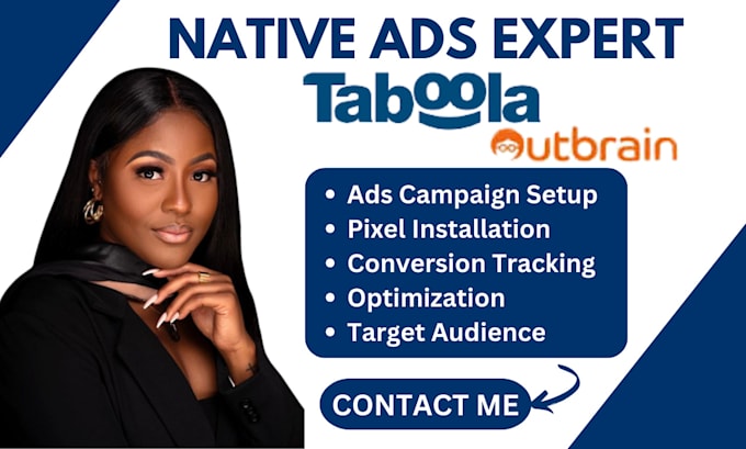 Create setup manage taboola outbrain native ads goggle campaigns by Rhose_creations | Fiverr