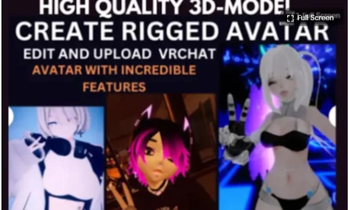 Create custom vr chat avatar furry vtuber vrchat avatar vr chat avatar by Antonio_avatar | Fiverr