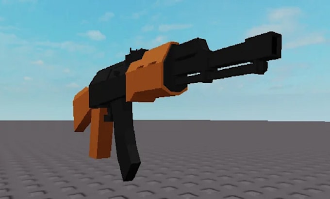 Create simple roblox weapon models for your game by Unruly_001 | Fiverr