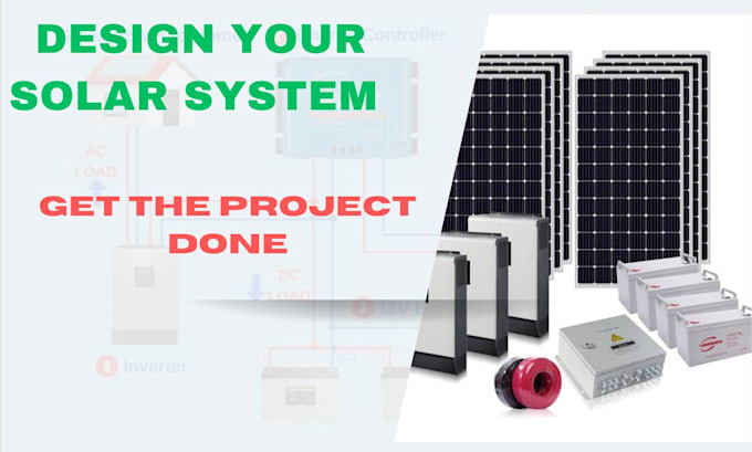 Design your off grid and grid connected solar pv system and write your ...
