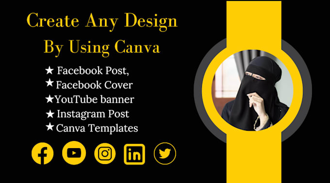 Create any design using canva by Sadiask2918 | Fiverr