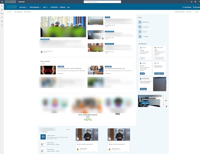 Help with m365 questions or help you build a intranet for your ...