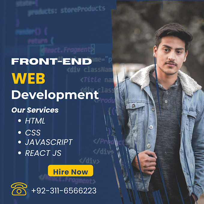 Create stunning front end web designs with react js by Sananali007 | Fiverr