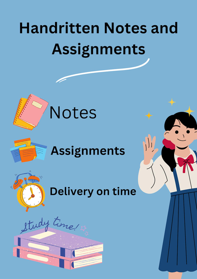 Do handwritten notes and assignments for students by Fatimanoor2516 ...