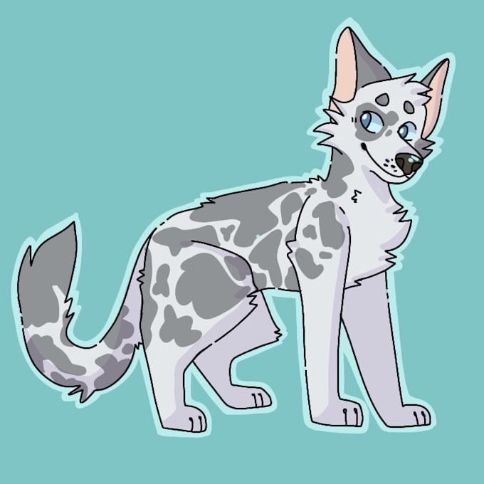 Digitally draw your fursona by Jordy133 | Fiverr