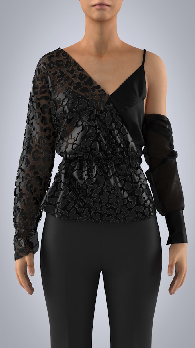 3d model your fashion designs in clo3d for your brand by Moda_tech | Fiverr