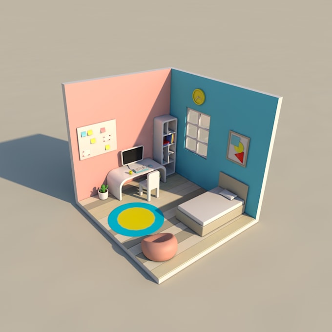 Make 3d Model For Threejs And Webgl By Umairezio Fiverr 1477
