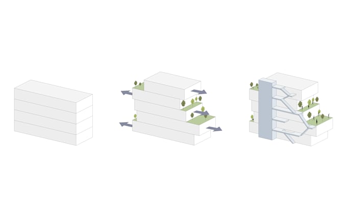 Create architectural concept development diagrams for your project by ...