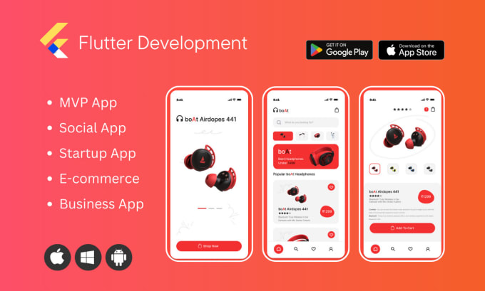 Do Flutter Mobile App Development Figma To Flutter Ui Ios Android And Web App By Appxcreator