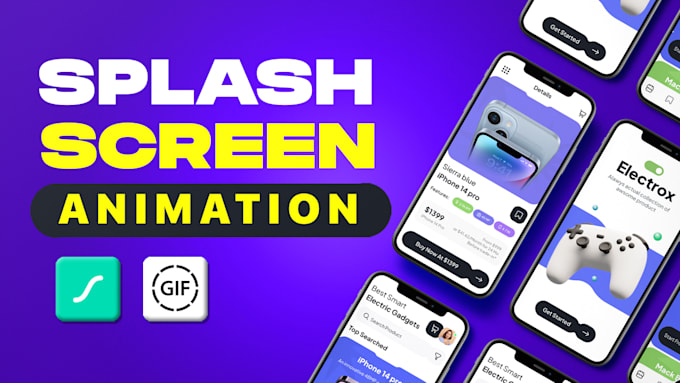 Create splash screen animation for in ios and mobile app by Kabirvadhva ...