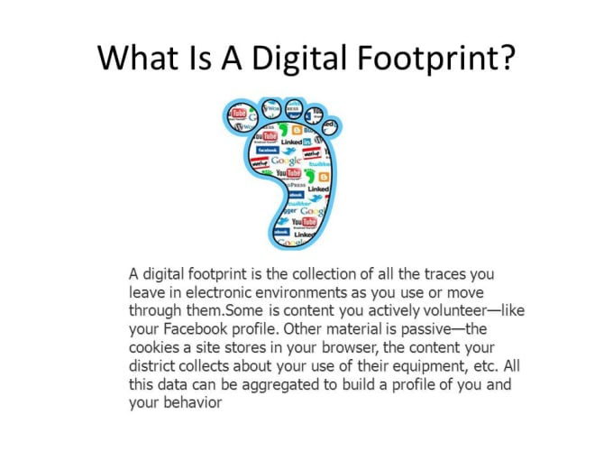 Reduce your digital footprint by Michaellogos_ | Fiverr Reduce your digital footprint by Michaellogos_ | Fiverr