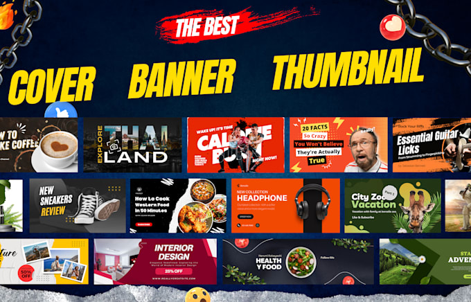 Make outstanding youtube thumbnail and template in 24 hour by Fs_redwan | Fiverr