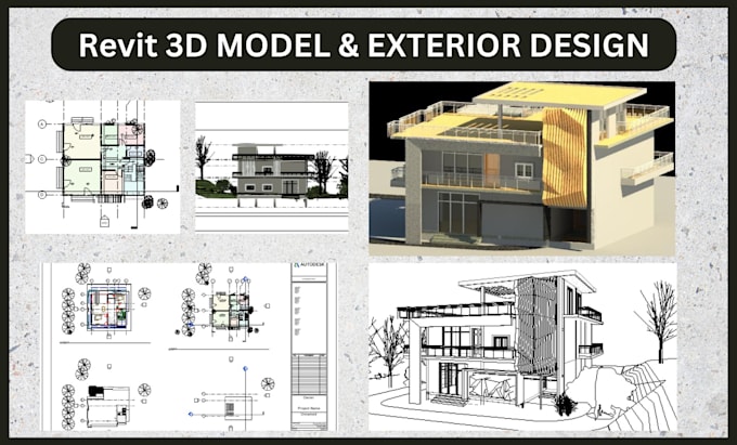 Create 3d building model in revit architecture by Rahimmalik | Fiverr