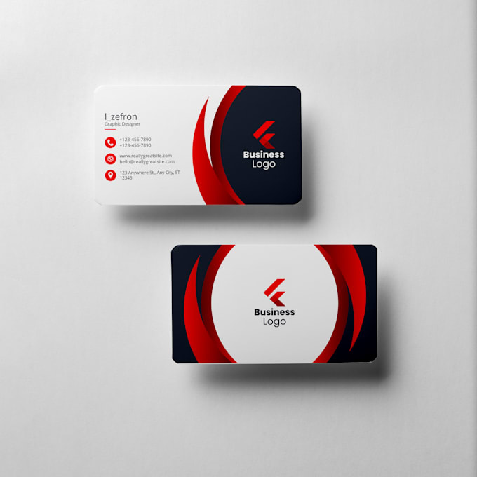 Design elegant corporate business cards by L_zefron | Fiverr