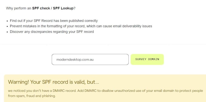 Provision or resolve all dns, mx, ns, dkim, spf, and dmarc records by ...