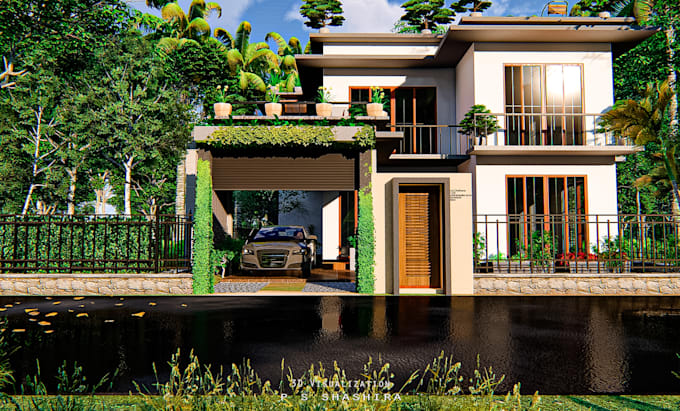 Awesome realistic architectural 3d modeling and rendering by Archi_shashira | Fiverr