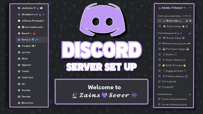 Set Up Discord Servers By Zaynbil Fiverr