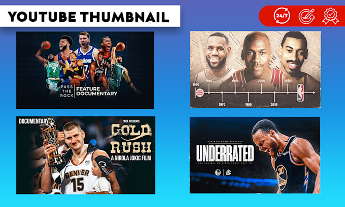 Design dynamic youtube thumbnail designer by Amineelghali | Fiverr