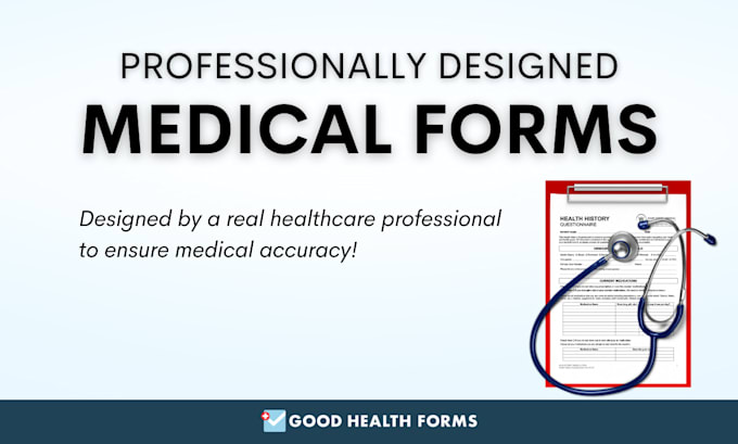 Design patient medical forms for your healthcare practice by Ginagood88 ...