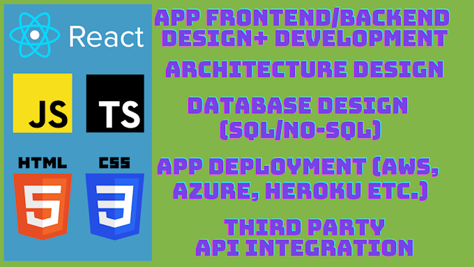 Design and develop web apps using node js and react js by ...