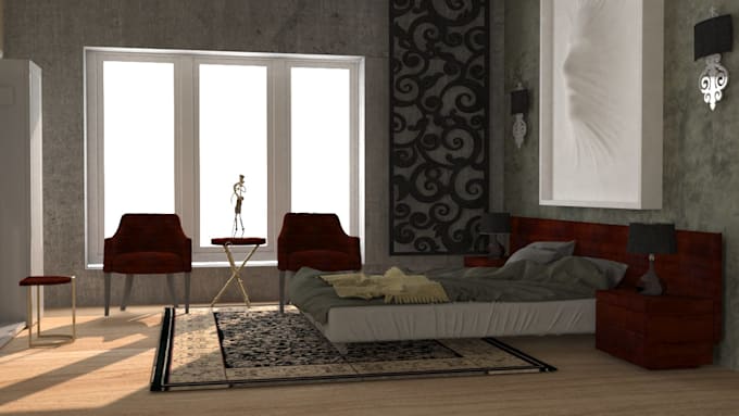 Do create autocad 2d design 3d design 3d rendering by Hamza_khusheed | Fiverr